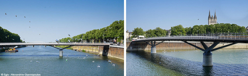 Angers : le nouveau pont des Arts et Métiers ouvert au public ...
