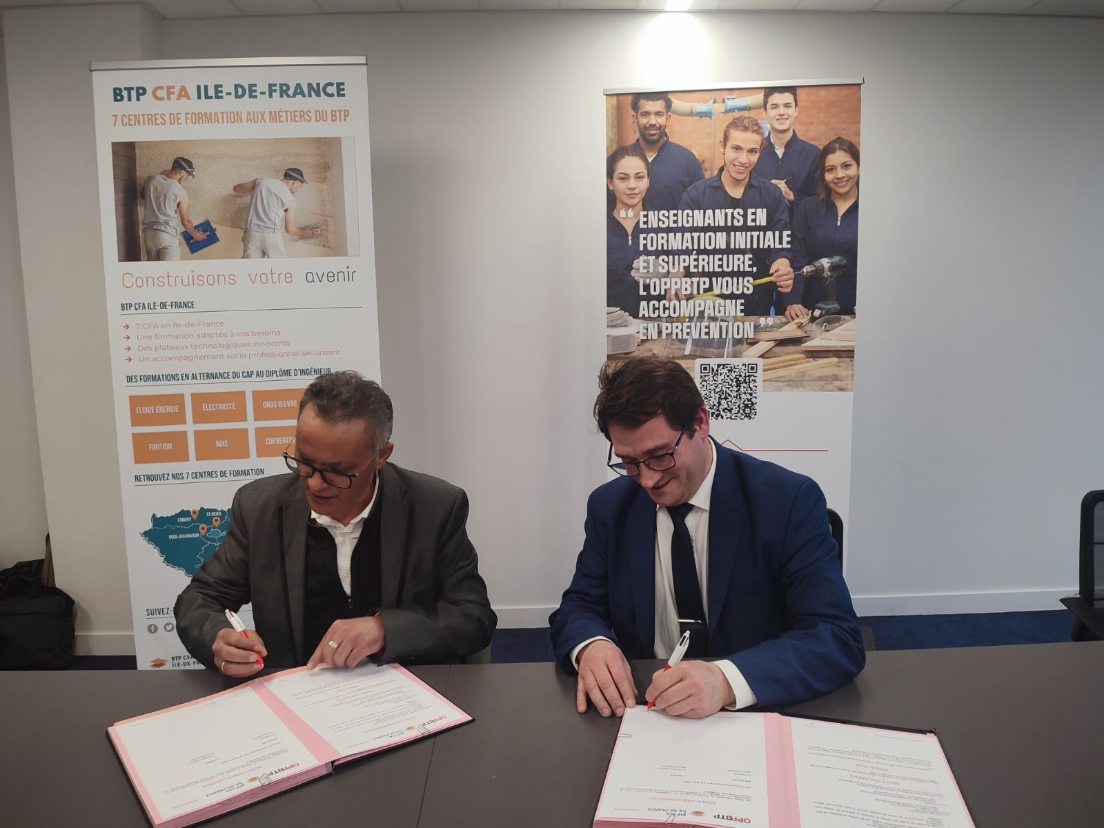 Santé et sécurité au travail : partenariat entre l’OPPBTP et le BTP CFA ...